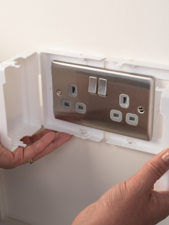 SocketLoc Plug Socket Cover - Double - Socketcover